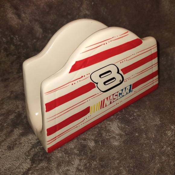 Nascar | Dining | Nascar 8 Dale Earnhadt Jr Ceramic Napkin Holder ...